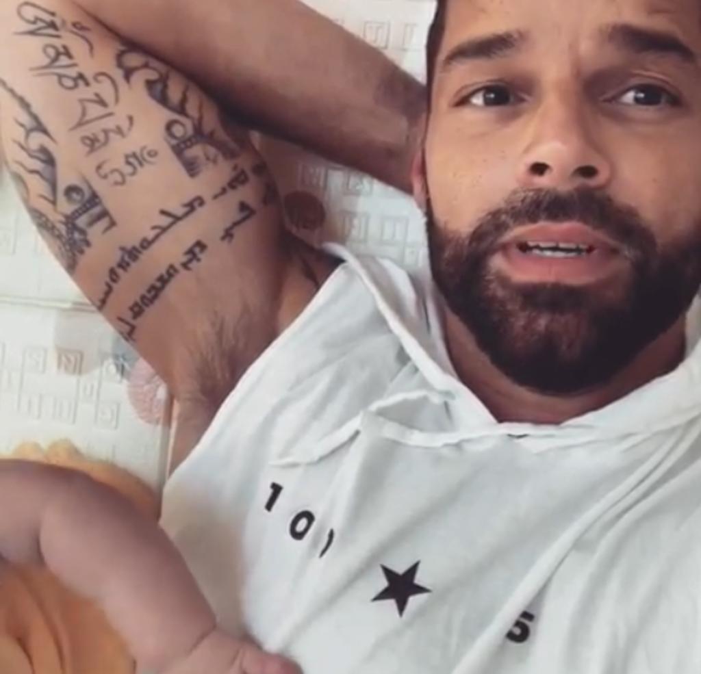Finalmente, Ricky Martin revela el rostro de su hija Lucía