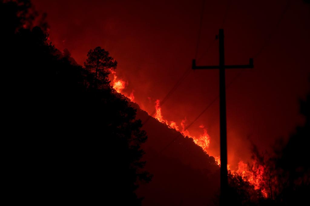 Controlan incendio forestal en Santiago, Nuevo León Controlan incendio forestal en Santiago, Nuevo León