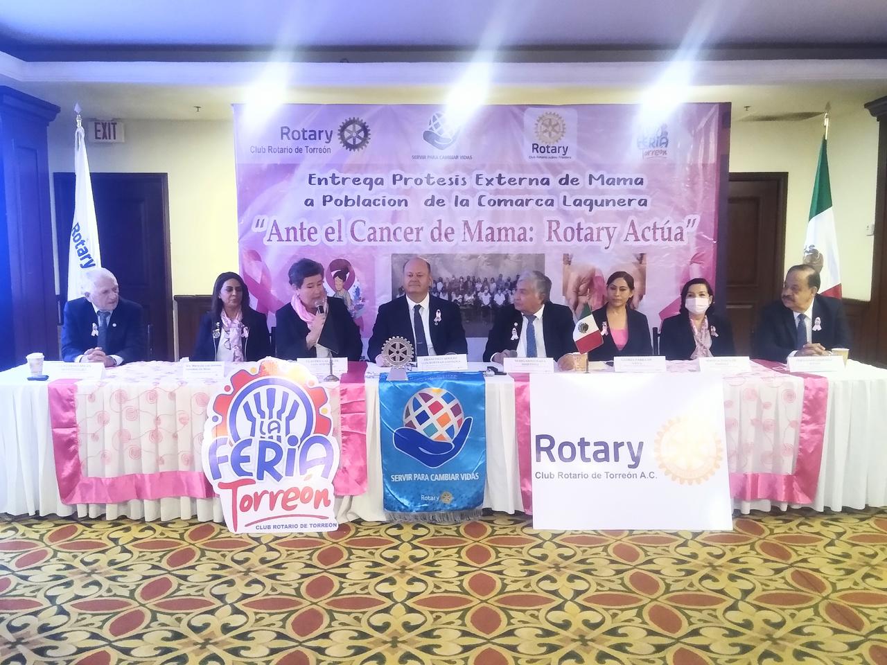 Rotarios entregarán prótesis externas de mama a 160 mujeres de La Laguna