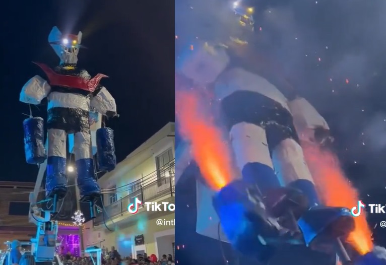 Sólo en México: Desfile navideño sorprende con figura gigante de ...
