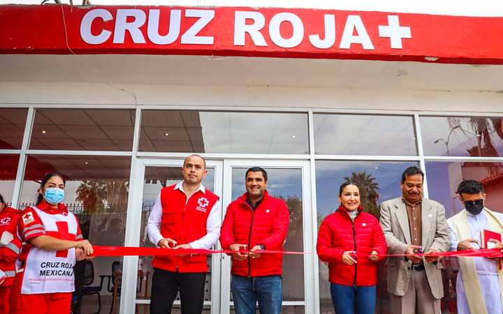 Inicia colecta e inauguran obras en edificio de Cruz Roja San Pedro