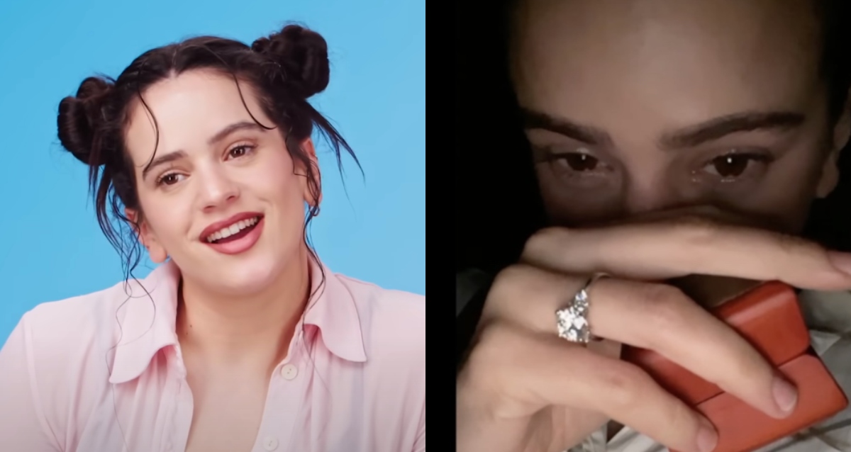'Me puse a llorar', Rosalía revela más detalles de cuando Rauw Alejandro le pidió casarse con él