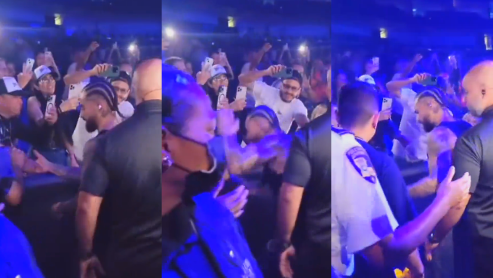 Captan a Maluma dándole fuerte manotazo a fanático y desata las ...