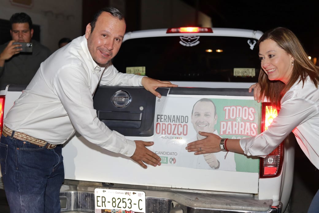 Fernando Orozco aranca su campaña en Parras de la Fuente